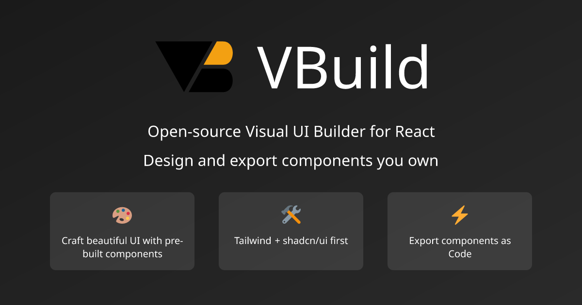 VBuild - Open-source Visual UI Builder